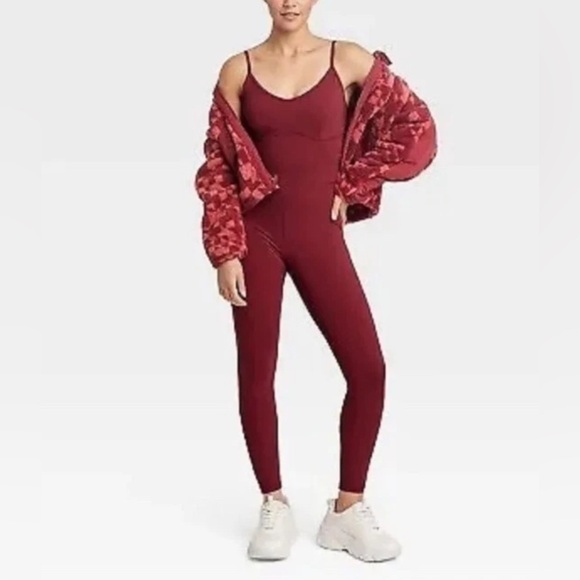 JoyLab | Pants & Jumpsuits | Joylab Maroon Jumpsuit | Poshmark